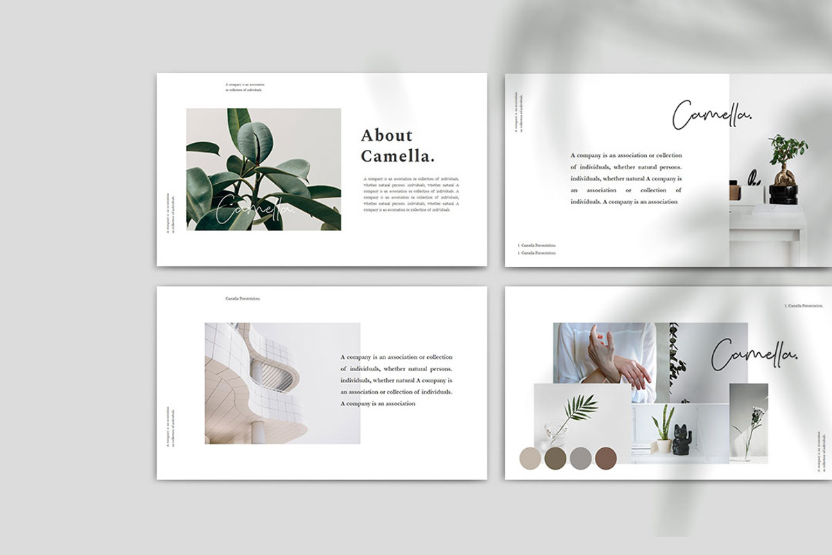 Camella Powerpoint Template, a Presentation Template by TypeMakers