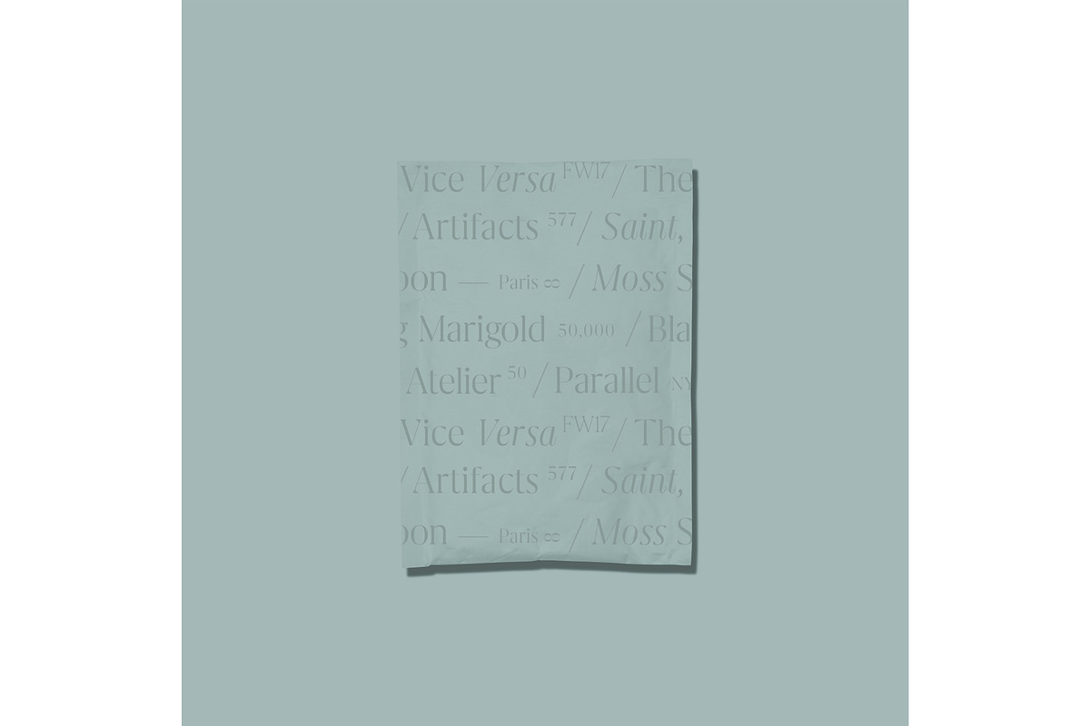 Sample Packet Mockup, a Packaging Mockup by Copal