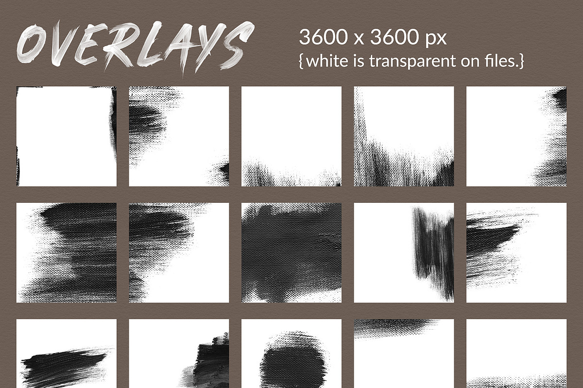 Brushed Canvas Masks and Brushes