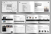 White Paper Template Landscape