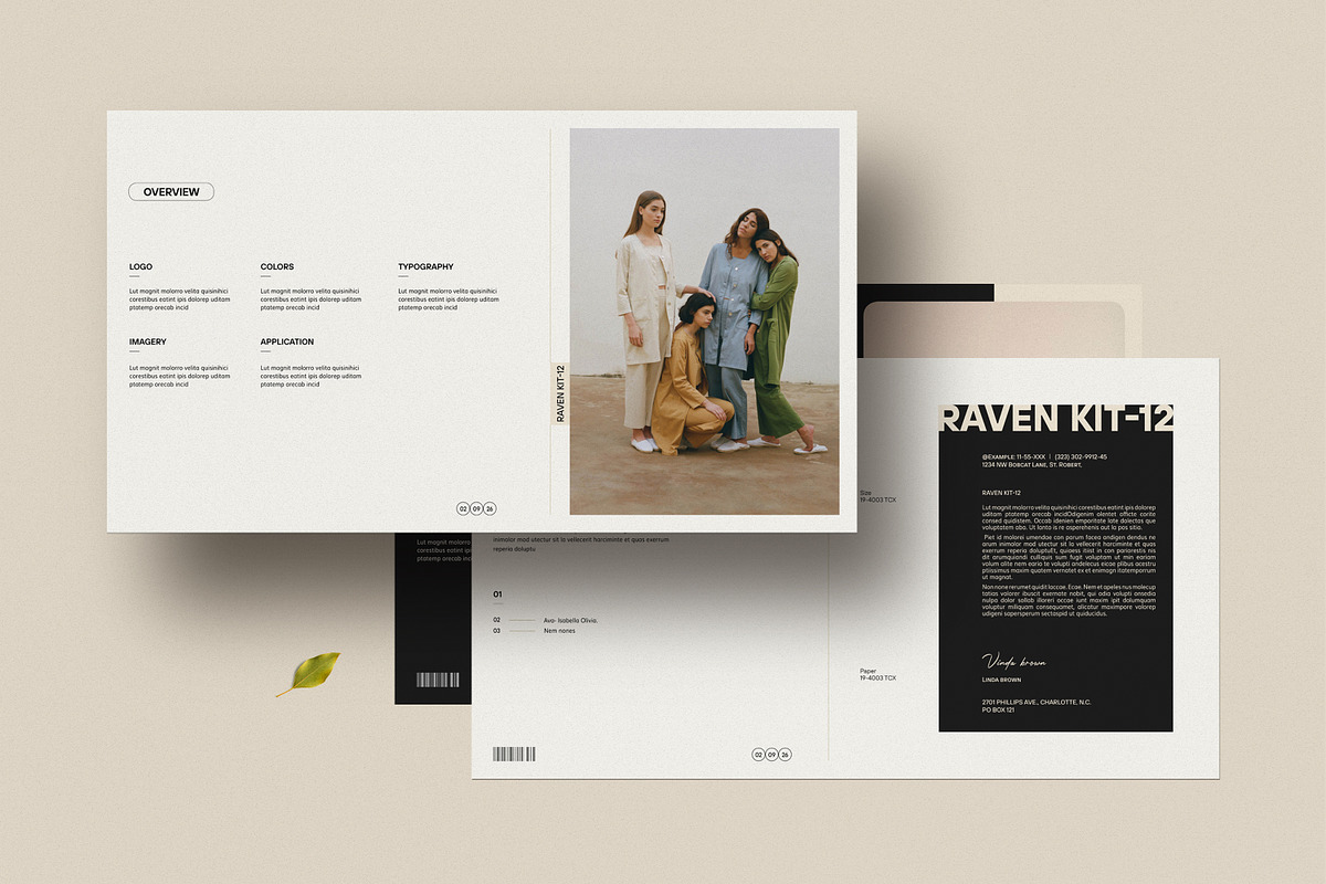 Raven | Brand Guidelines, a Presentation Template by GoldenPixelStudio