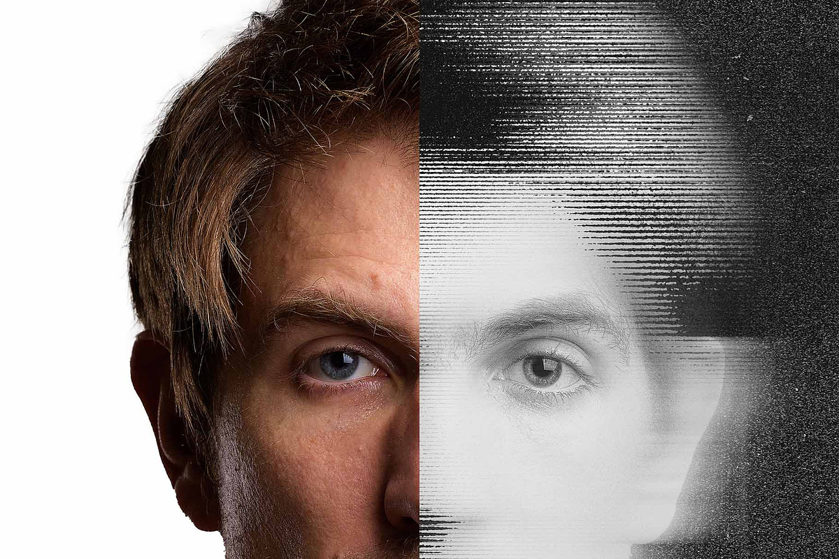 Smudge Photocopy Scan Photo Effect