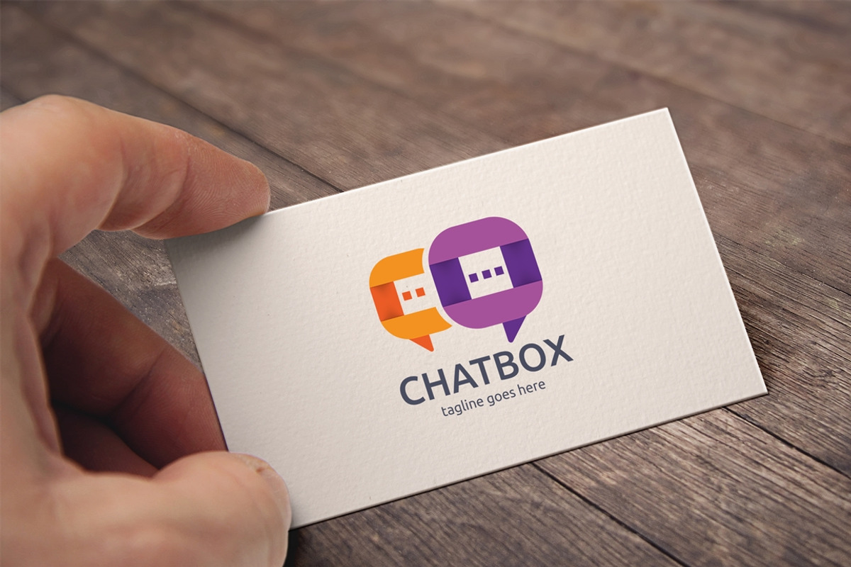 Chat Box Logo, a Branding & Logo Template by Design_Planet