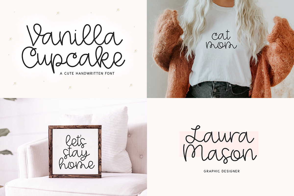 Cute Font Bundle | 30 Fonts, a Handwritten Font by KA Designs