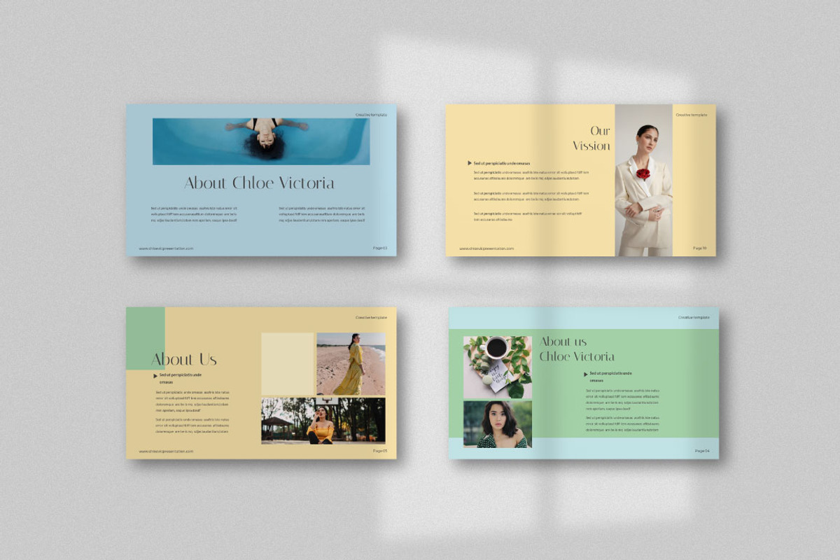 Victoria Powerpoint Template, a Presentation Template by nyilstudio