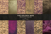 The Golden Web: Networked Graphics | Graphic Patterns ~ Creative Market
