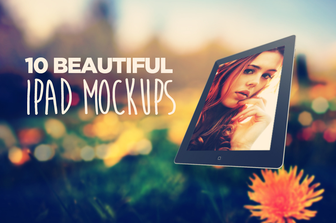 10 Beautiful Ipad Mockups, an iPad Mockup by Layerform Design Co.