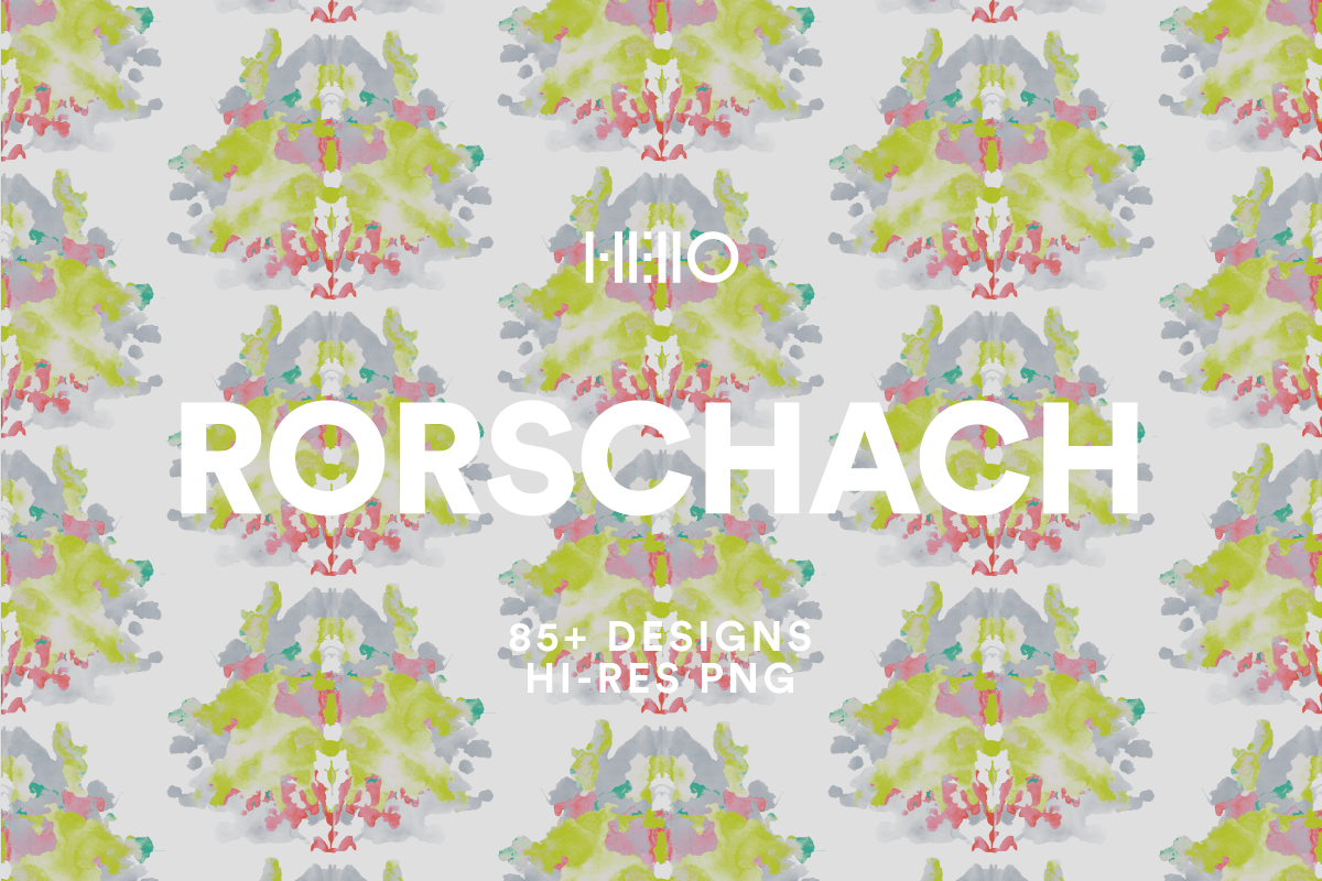Rorschach Patterns and Elements, a Pattern Graphic by Hello Mart