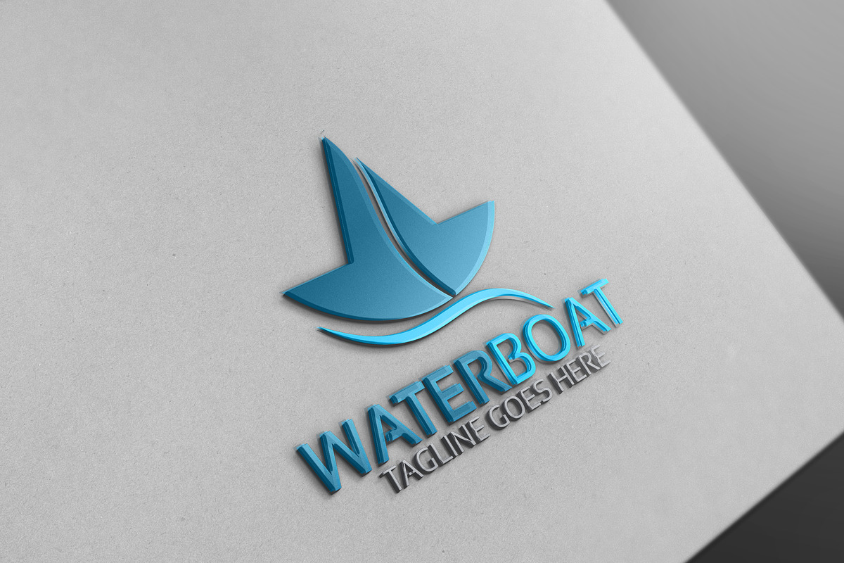 Water Boat Logo, a Branding & Logo Template by Josuf Media