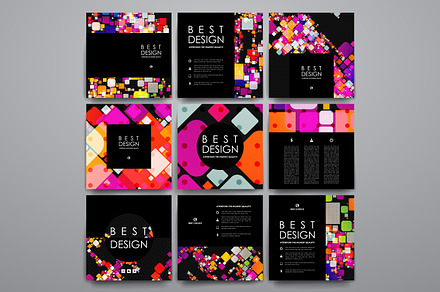 Colourful Card Templates, a Card Template by Palau
