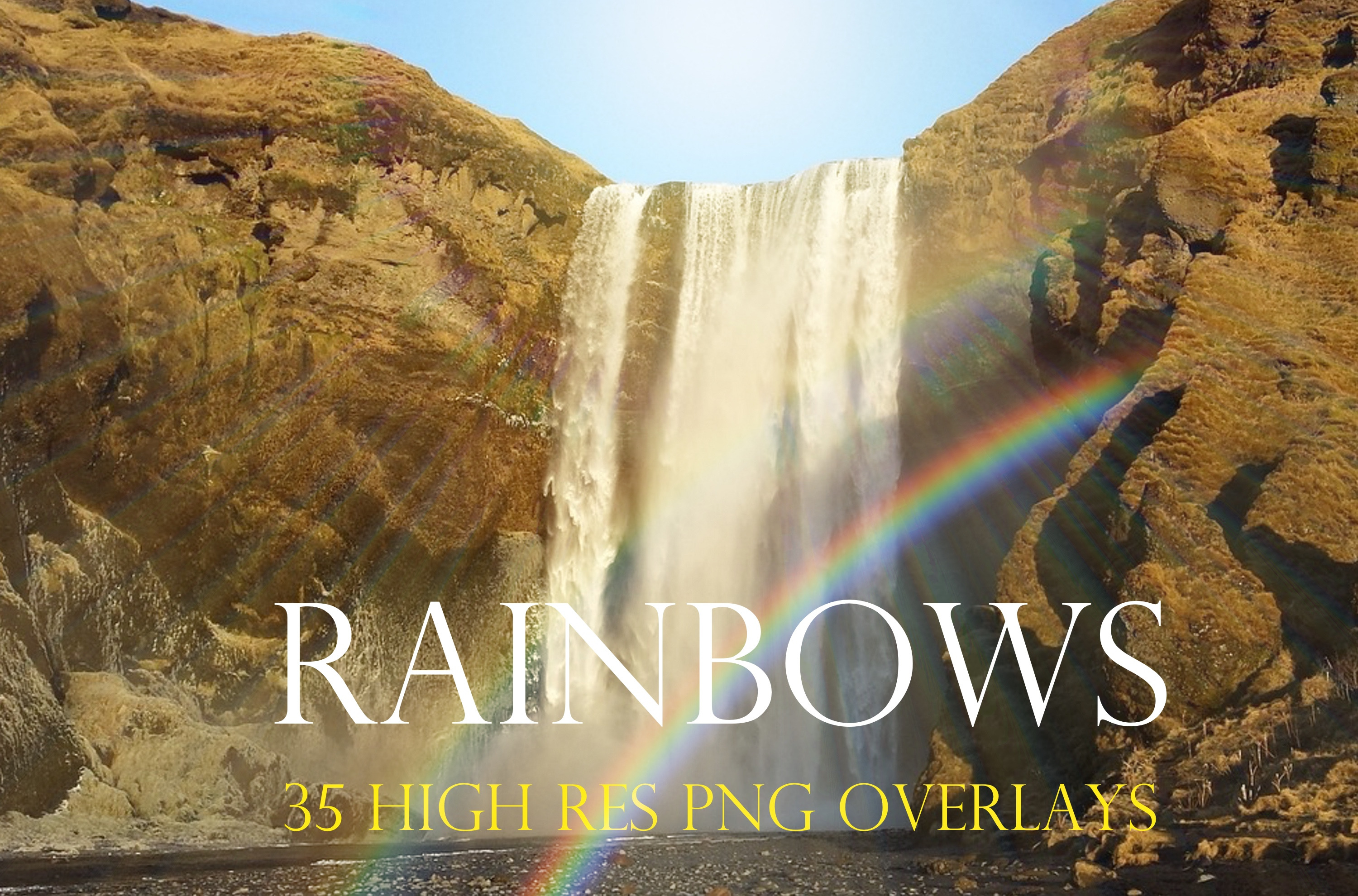 Realistic rainbow overlays, an Object Graphic by Paper Farms