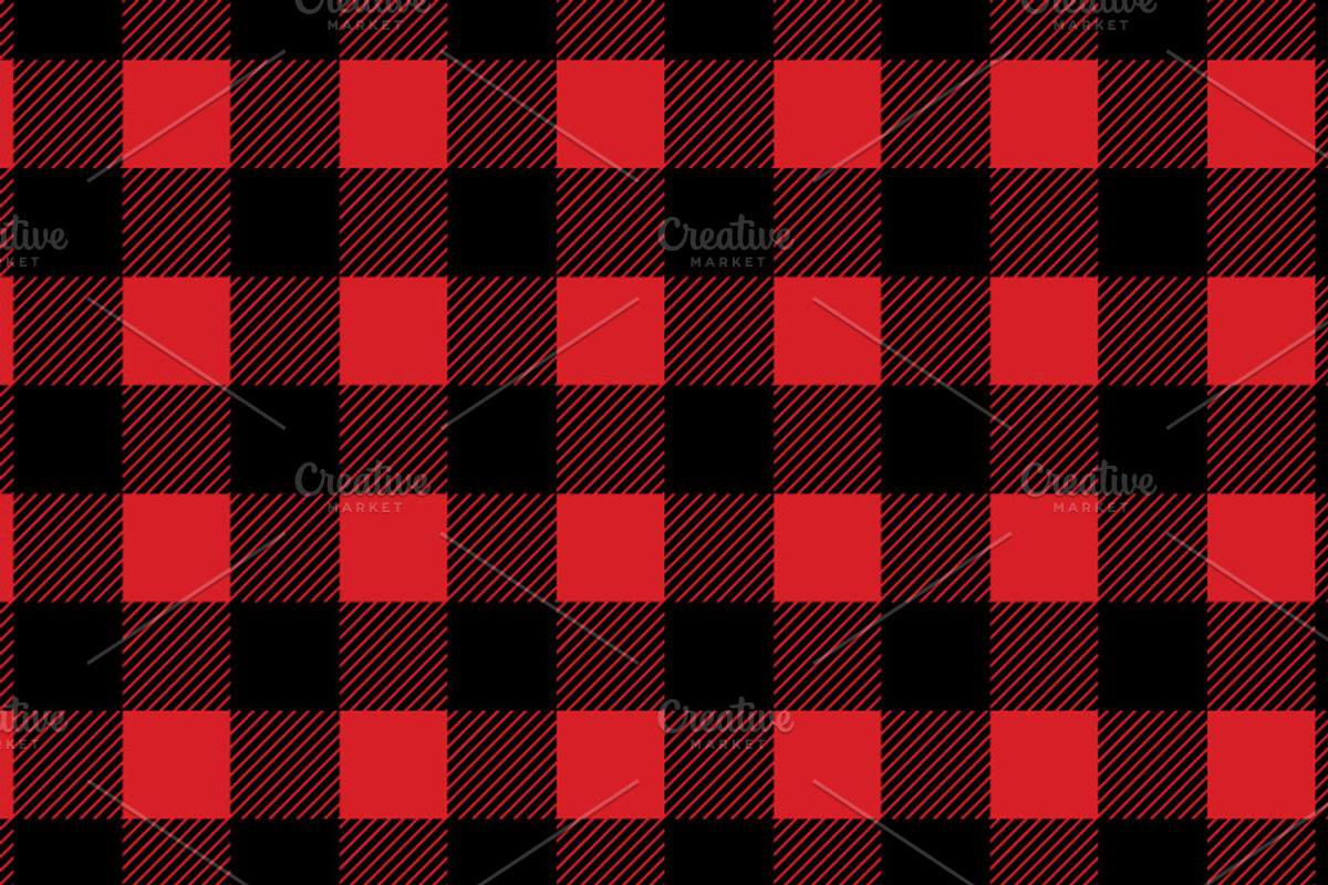 Lumberjack Plaid Texture and Pattern, a Pattern Graphic by VecFashion Ltd.