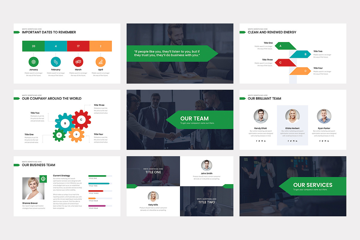 Skyline PowerPoint Template, a Presentation Template by slidequest