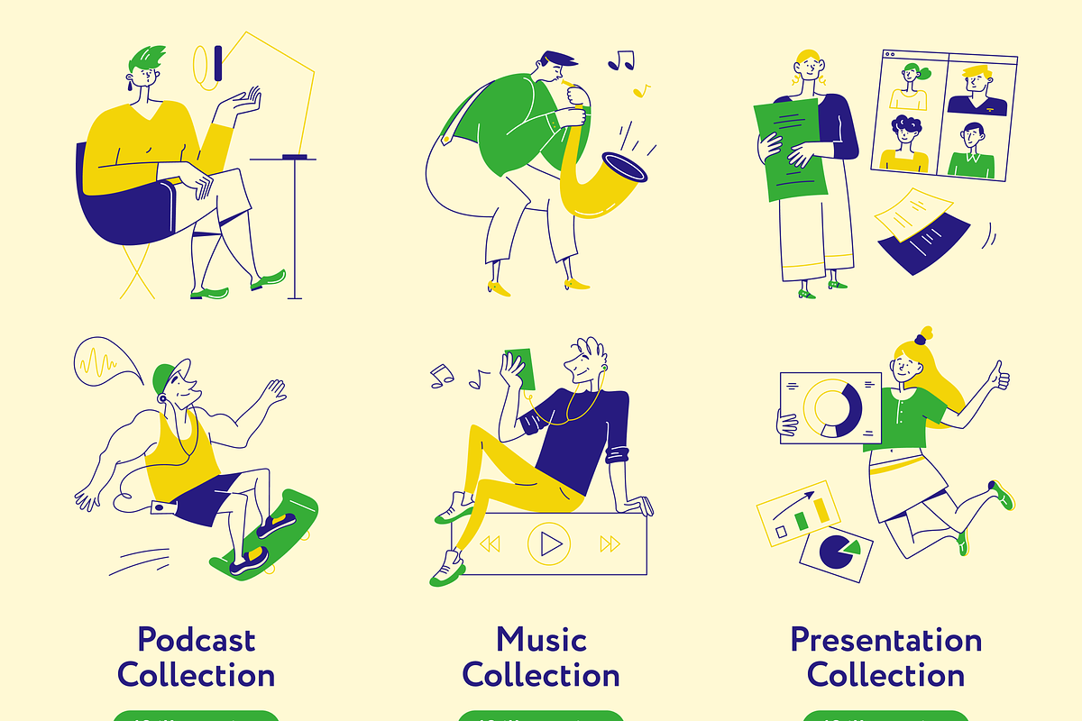 Voxly Illustrations Collection