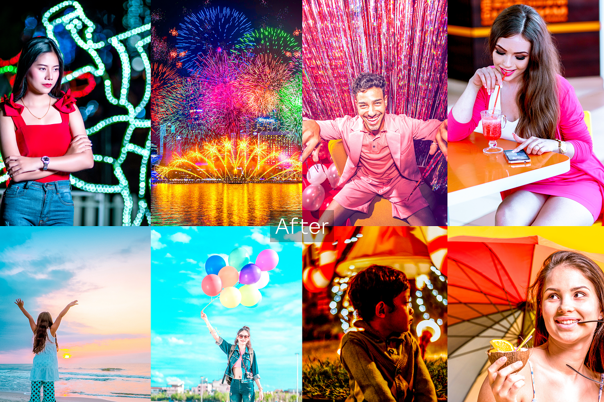 15 Vibrant Holiday Lightroom Presets, a Preset Add-On by RamsaGraphi