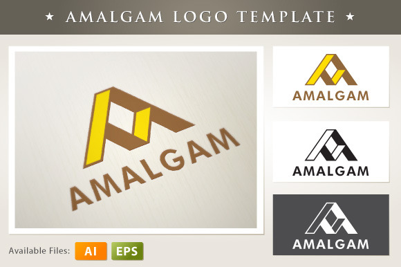 Amalgam Logo, a Branding & Logo Template by mikailain