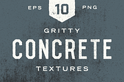 Gritty Concrete Textures, a Texture Graphic by GhostlyPixels