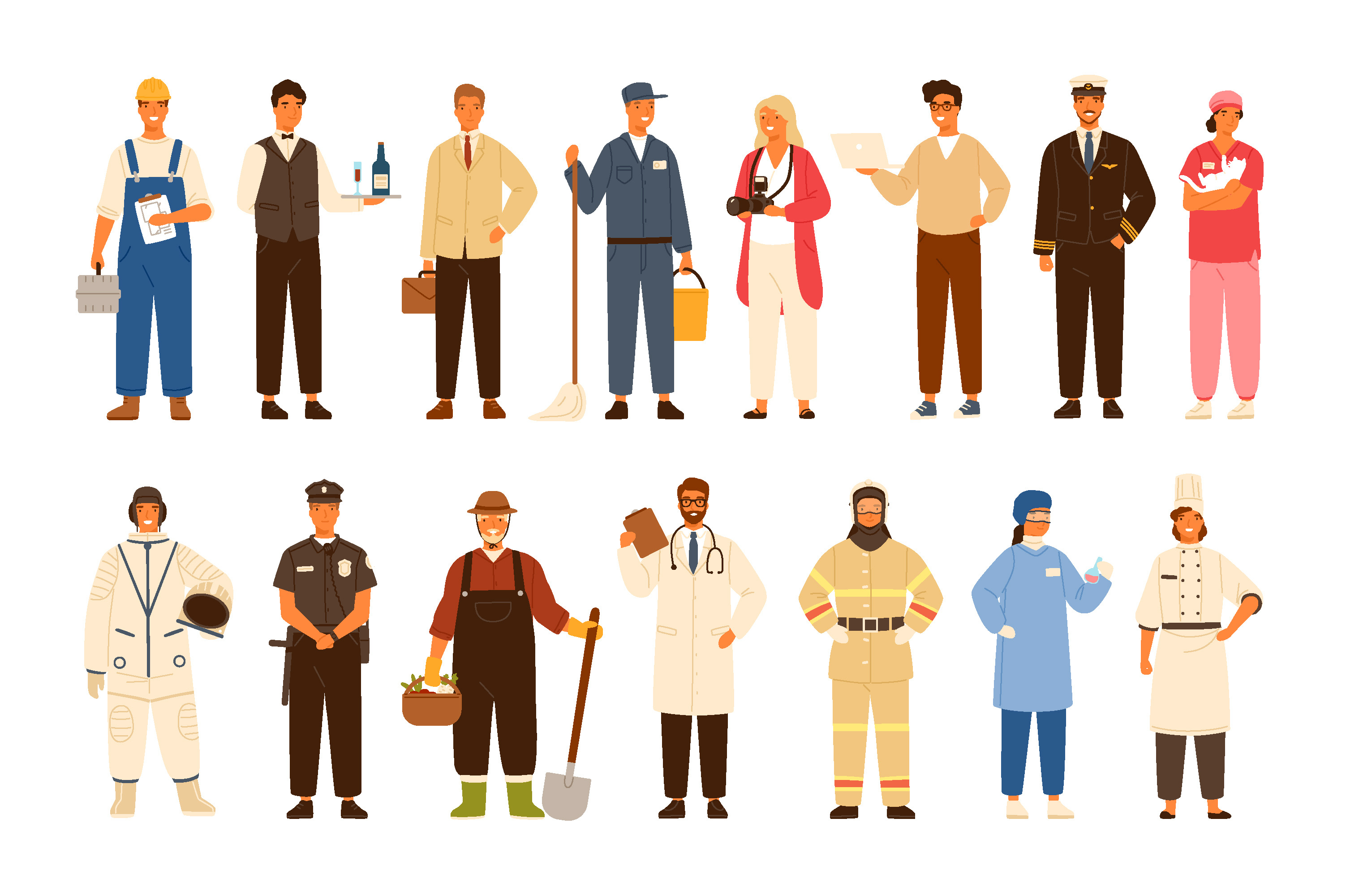 Professions set, a Healthcare Illustration by Good Studio