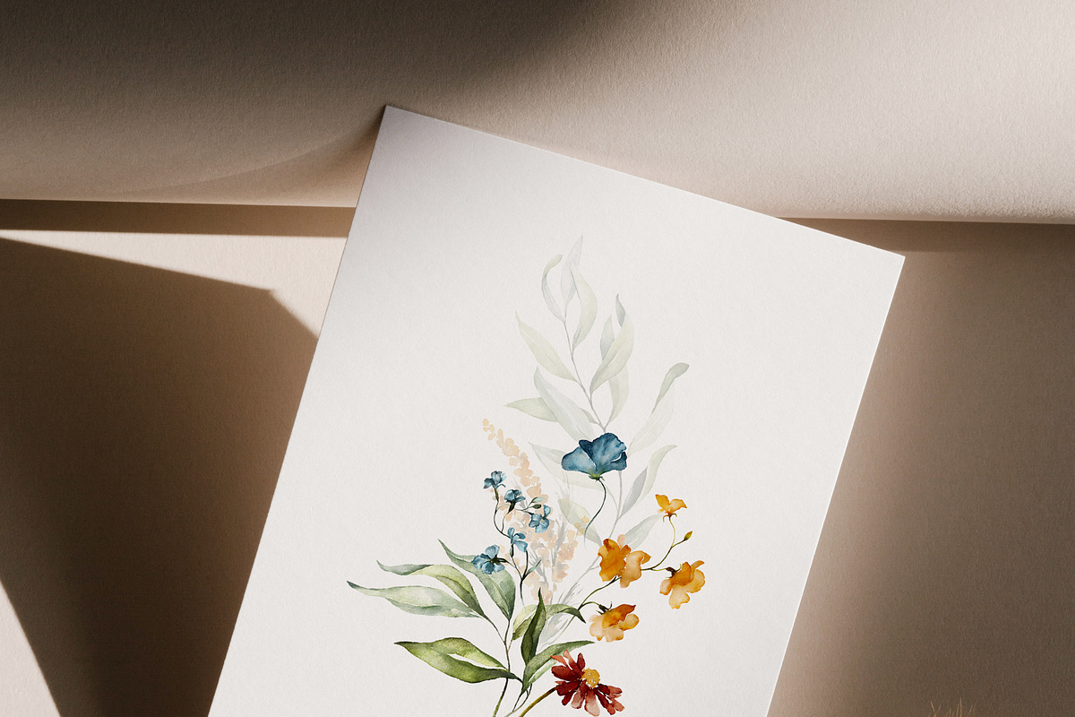 Dutch - Watercolor Floral Alphabet, a Decorative Illustration by Veris ...
