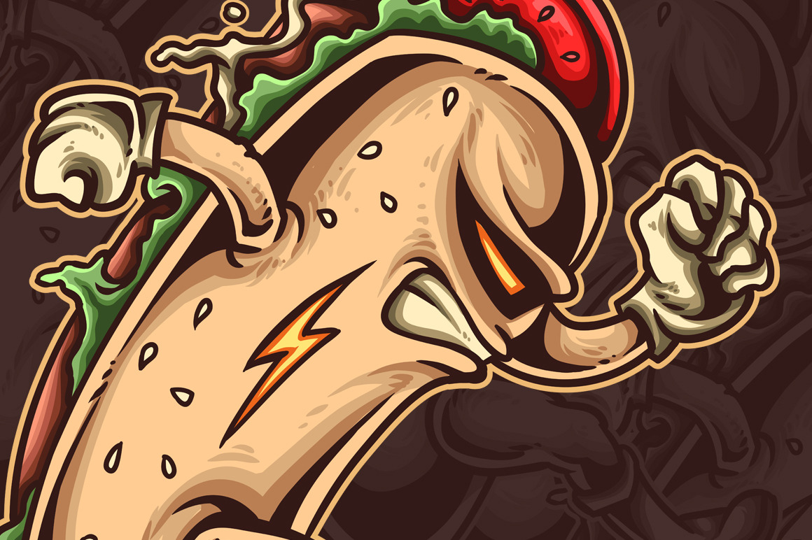 Hot Dog Hero, a Food Illustration by TSV Art Collective