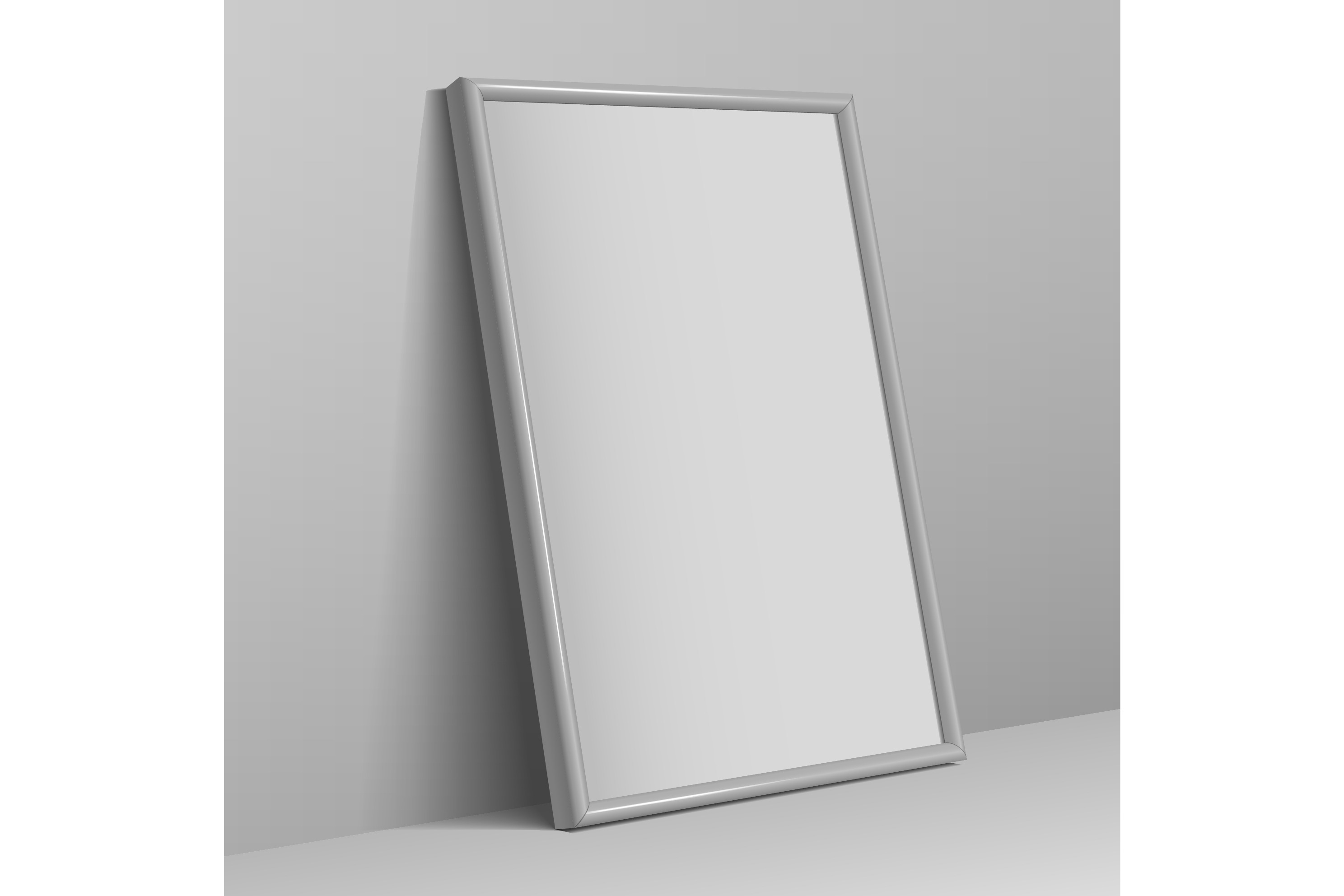 Realistic White horizontal frame, a Print Template by Sunny | Creative ...