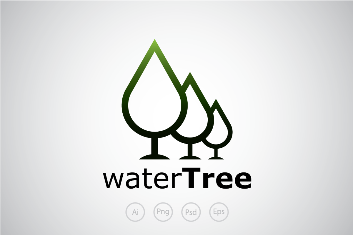 Water Tree Logo Template, a Branding & Logo Template by Heavtryq Design ...