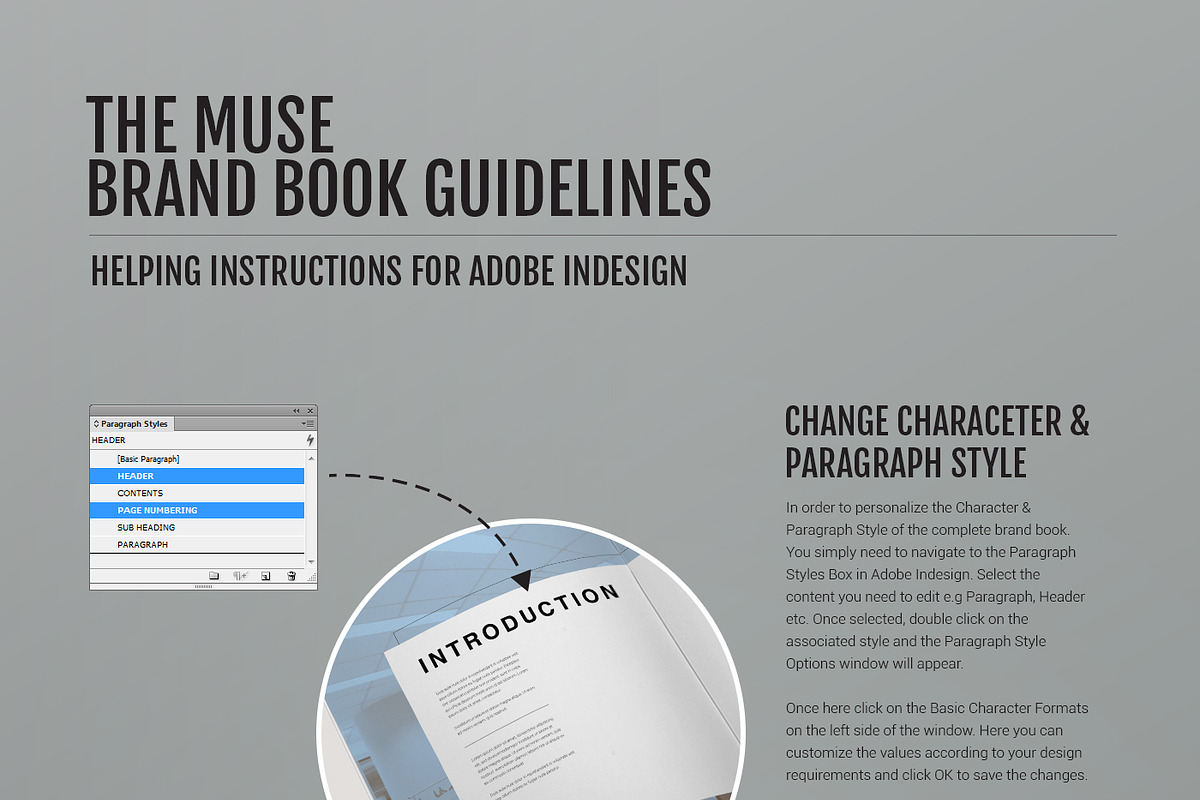 The Muse - Brand Guide Template, a Brochure Template by ZippyPixels