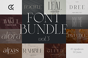 SALE! Font Bundle Vol.3 - 30 fonts, a Serif Font by Only Fonts