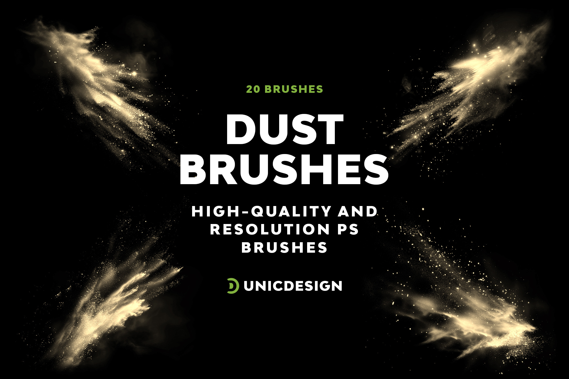 Dust Photoshop Brushes, a Brush Add-On by UnicDesign