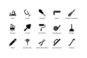 Tools, a Solid Icon by vectorstank