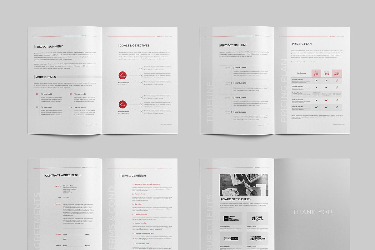 Proposal Bundle | Word Templates