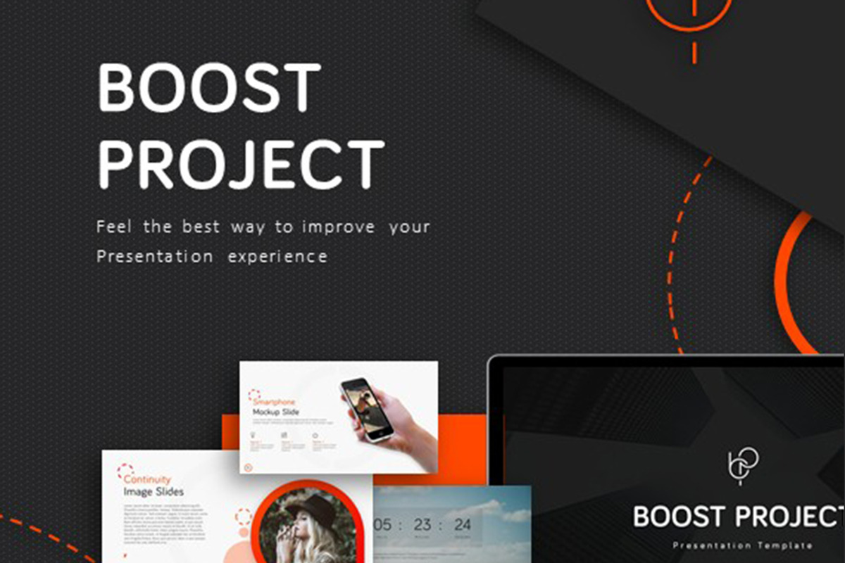 Boost Project - Powerpoint Template, a Presentation Template by RRGraph