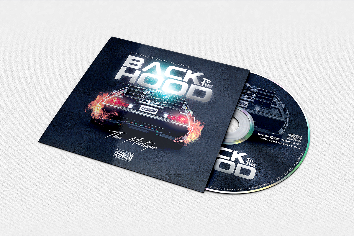 BACK TO THE FUTURE Cover Template, a Templates & Theme by WG DESIGN