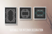 CLASSIC LINE ART FRAME AND BORDER, an Object Graphic by defarmerdesign