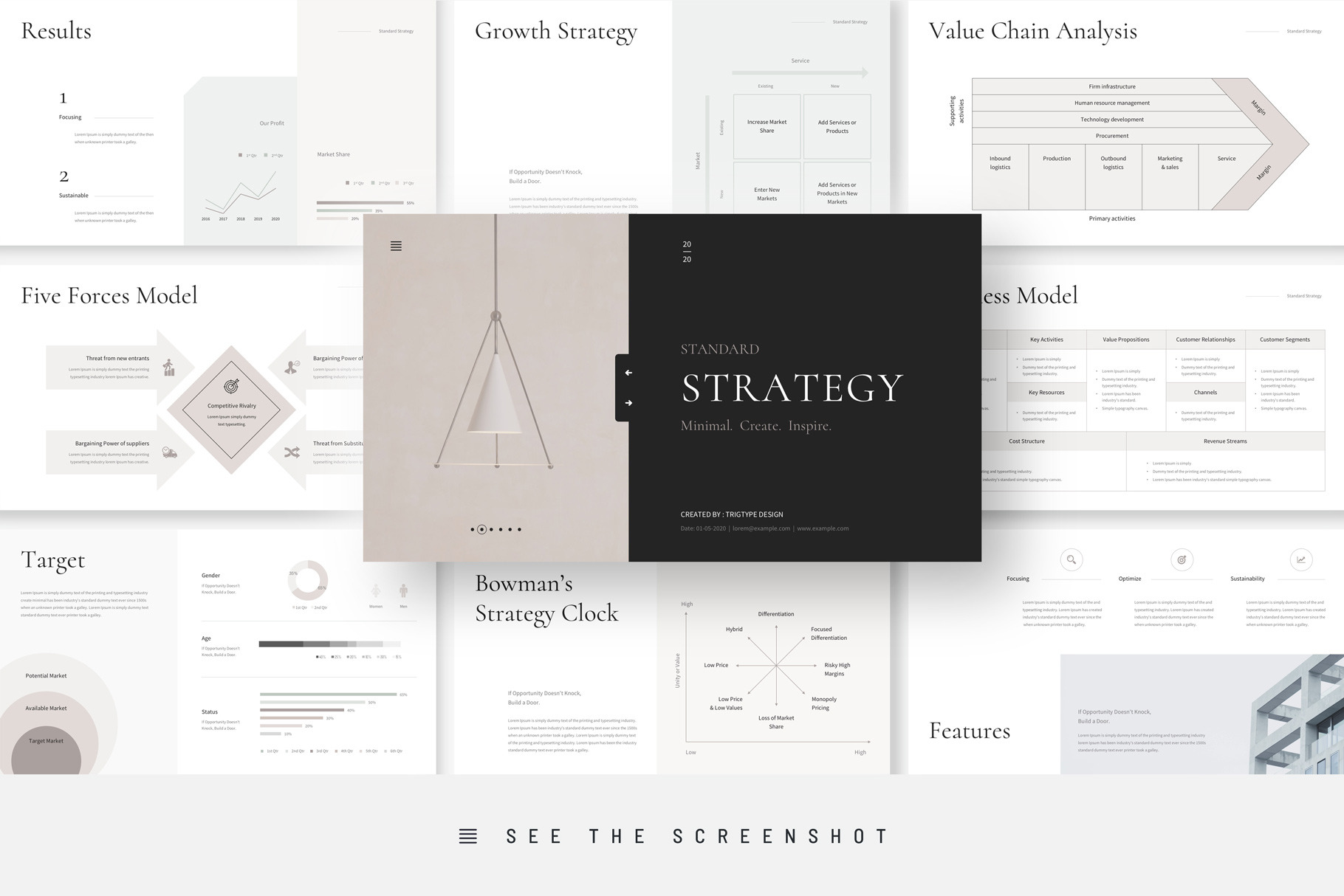 Business Strategy Google Slides, a Presentation Template by TemplatesForest