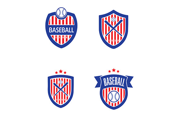 Baseball Vector Logo Set, a Branding & Logo Template by Urazovsky Design