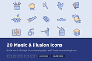 20 Magic & Illusion Icons | Icons ~ Creative Market