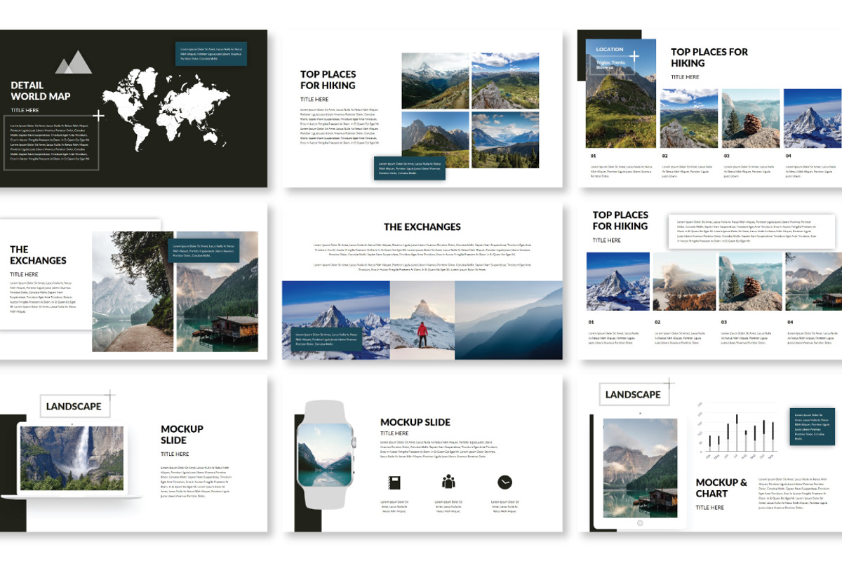Landscape - Presentation Template, a Presentation Template by lectrathink
