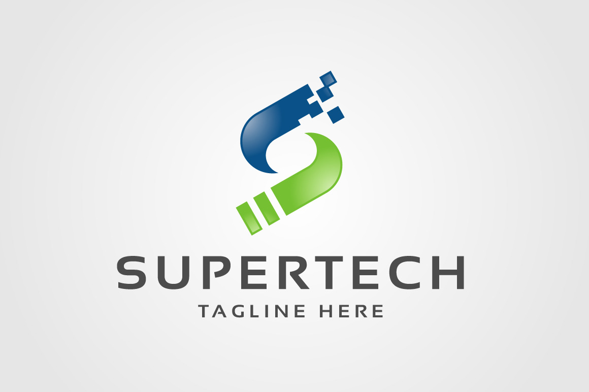 Super Tech, a Branding & Logo Template by emotions76