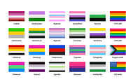 Set of sexual identity pride flags | Graphic Objects ~ Creative Market