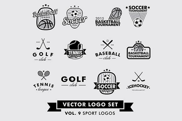 Sport Vector Logo Set, a Branding & Logo Template by Urazovsky Design