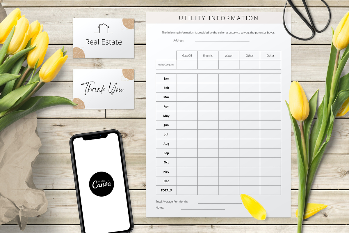 Utility Information Sheet
