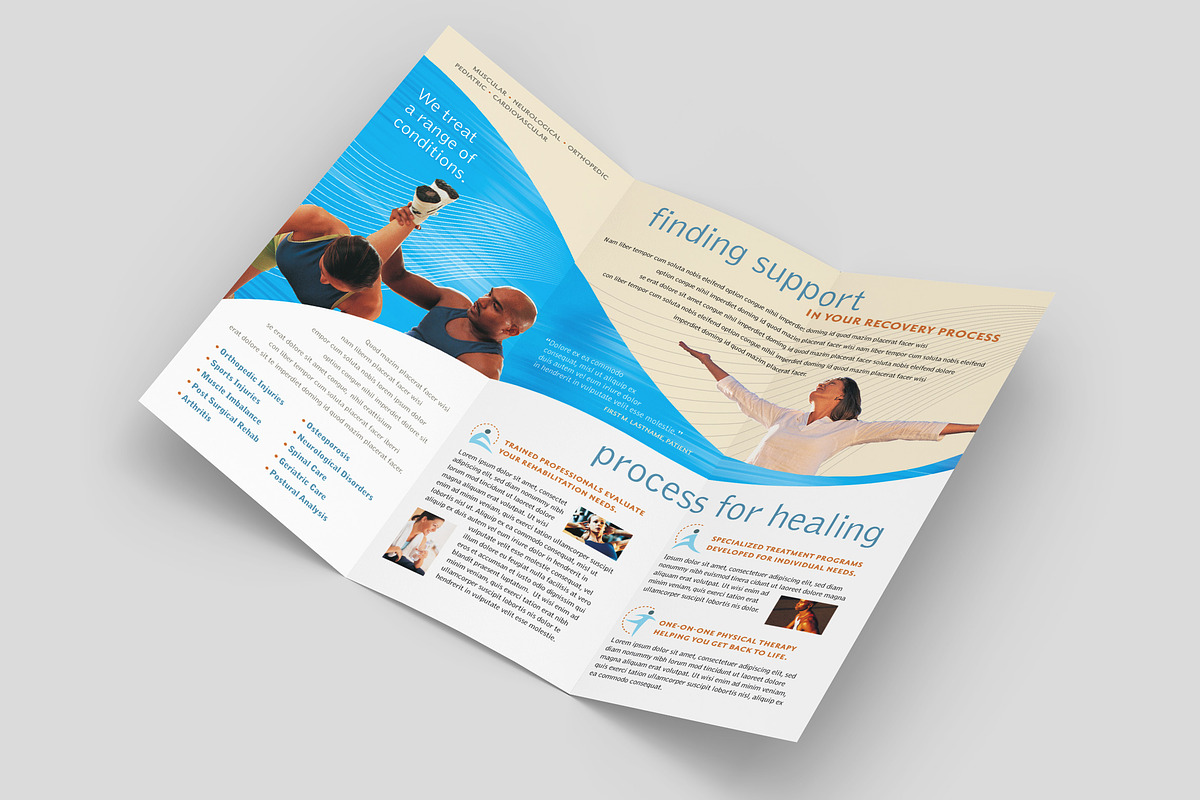 Physical Therapy Brochure Template