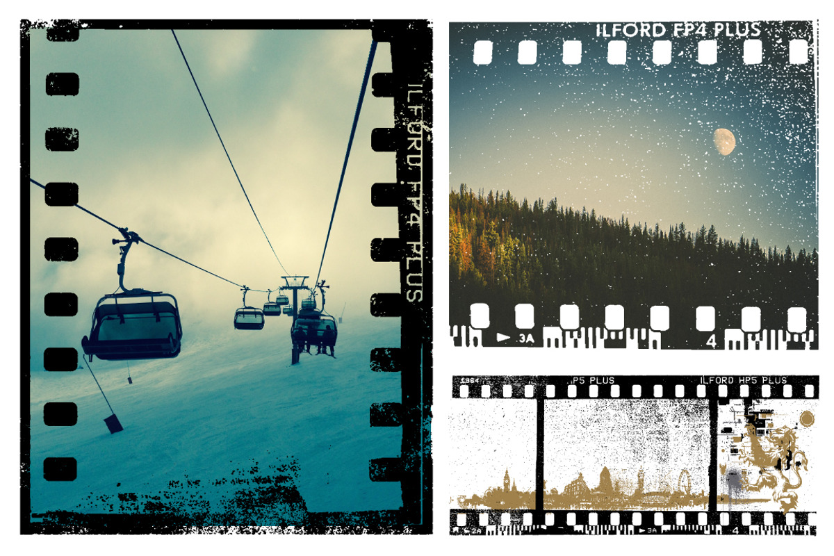 15 Vector Film Textures, a Texture Graphic by Offset