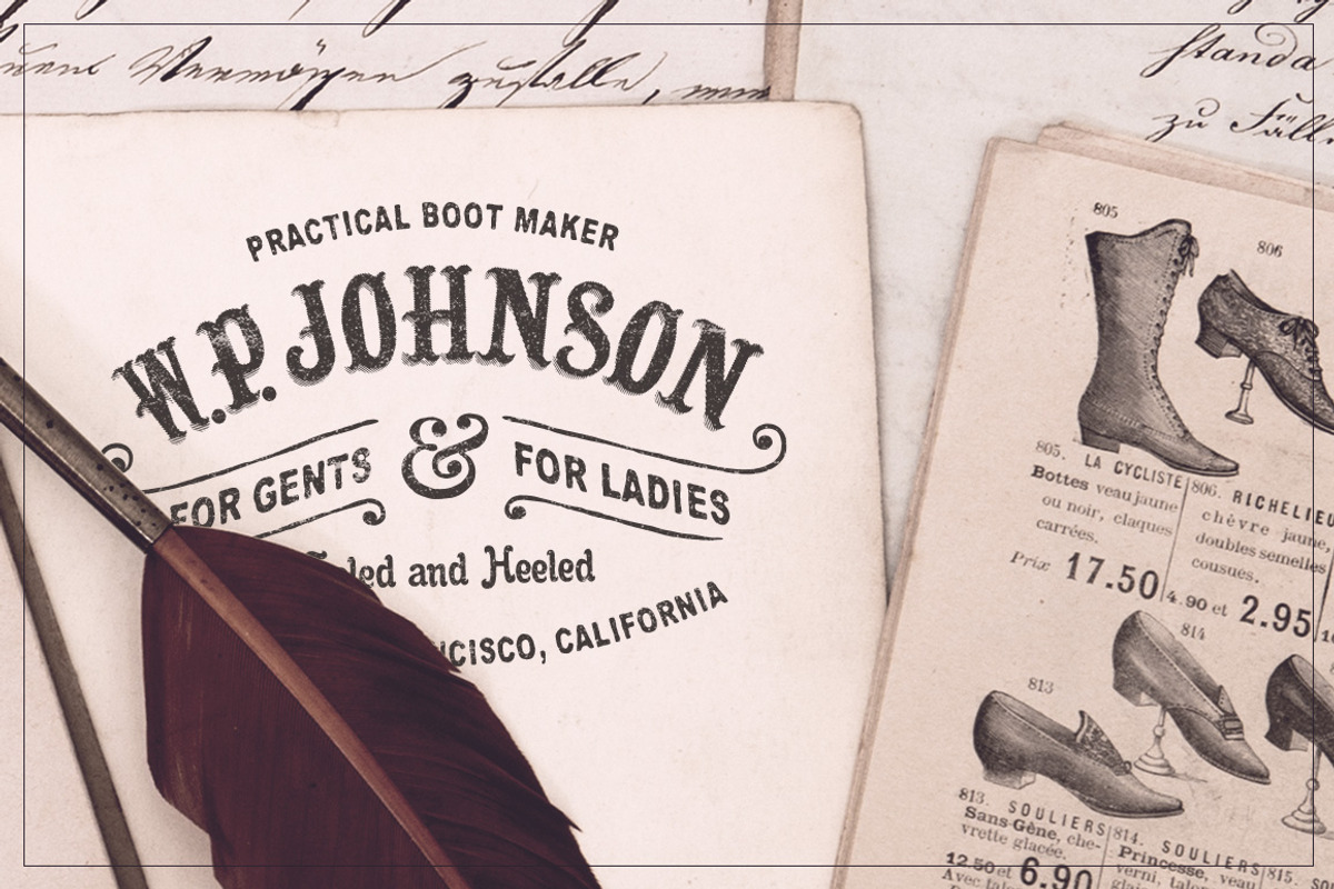 19th Century Vintage Logos, a Branding & Logo Template by Victor Barac