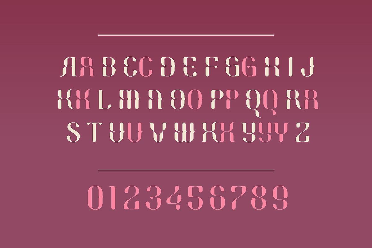 Dubai - elegant display font, a Font by SelfBuild Type