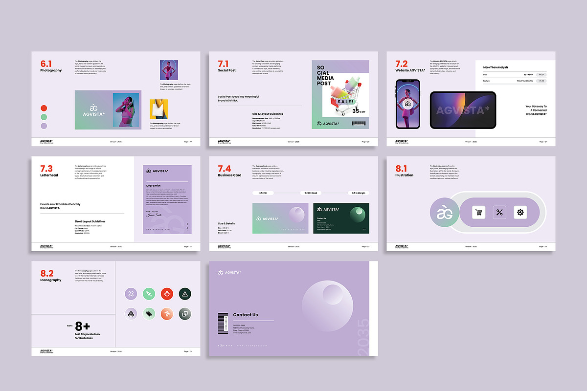 Branding Guidelines Template, a Presentation Template by Spark_Creative