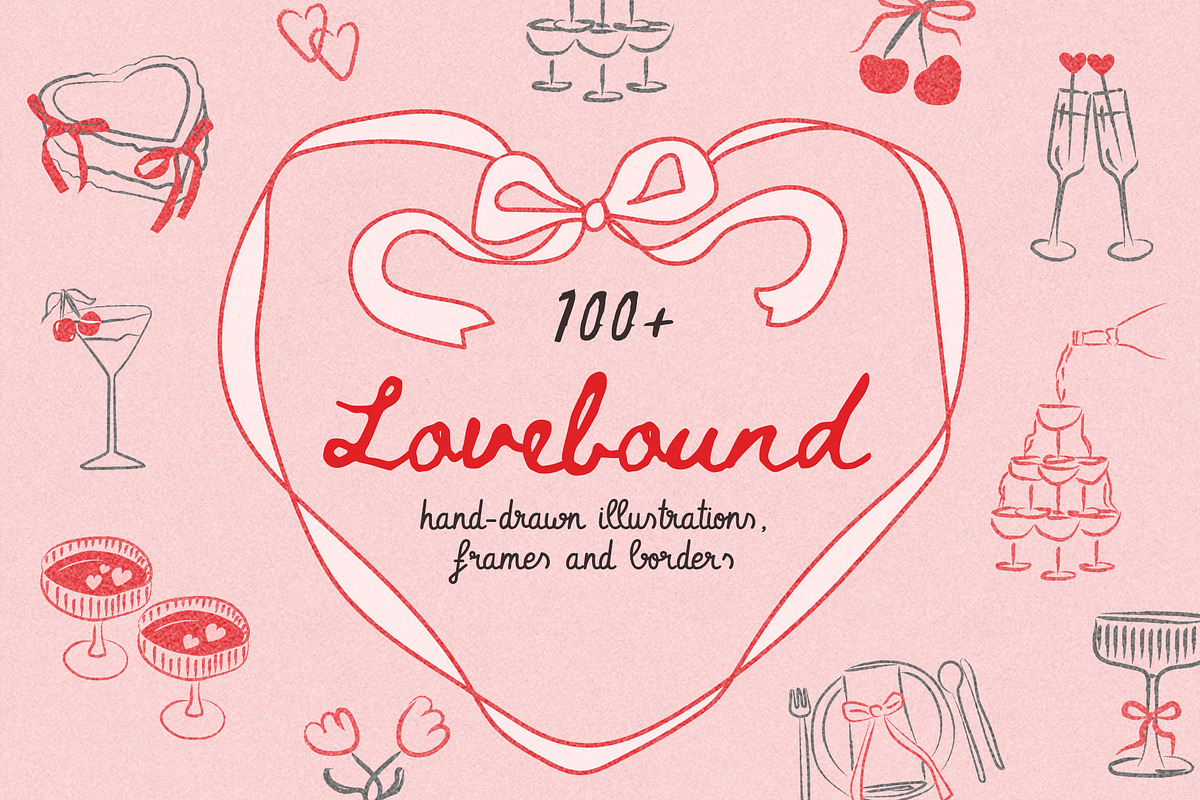 LOVEBOUND Hand Drawn Love Illustration