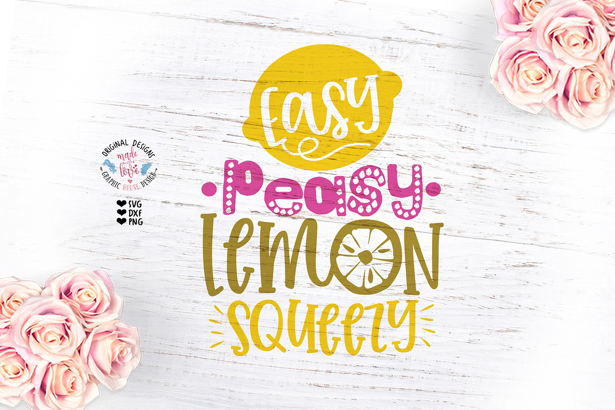 Easy Peasy Lemon Squeezy, a Food Illustration by Graphic House Design P.C