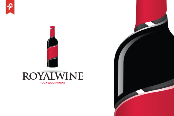 Royal Wine Logo, a Branding & Logo Template by ft.studio